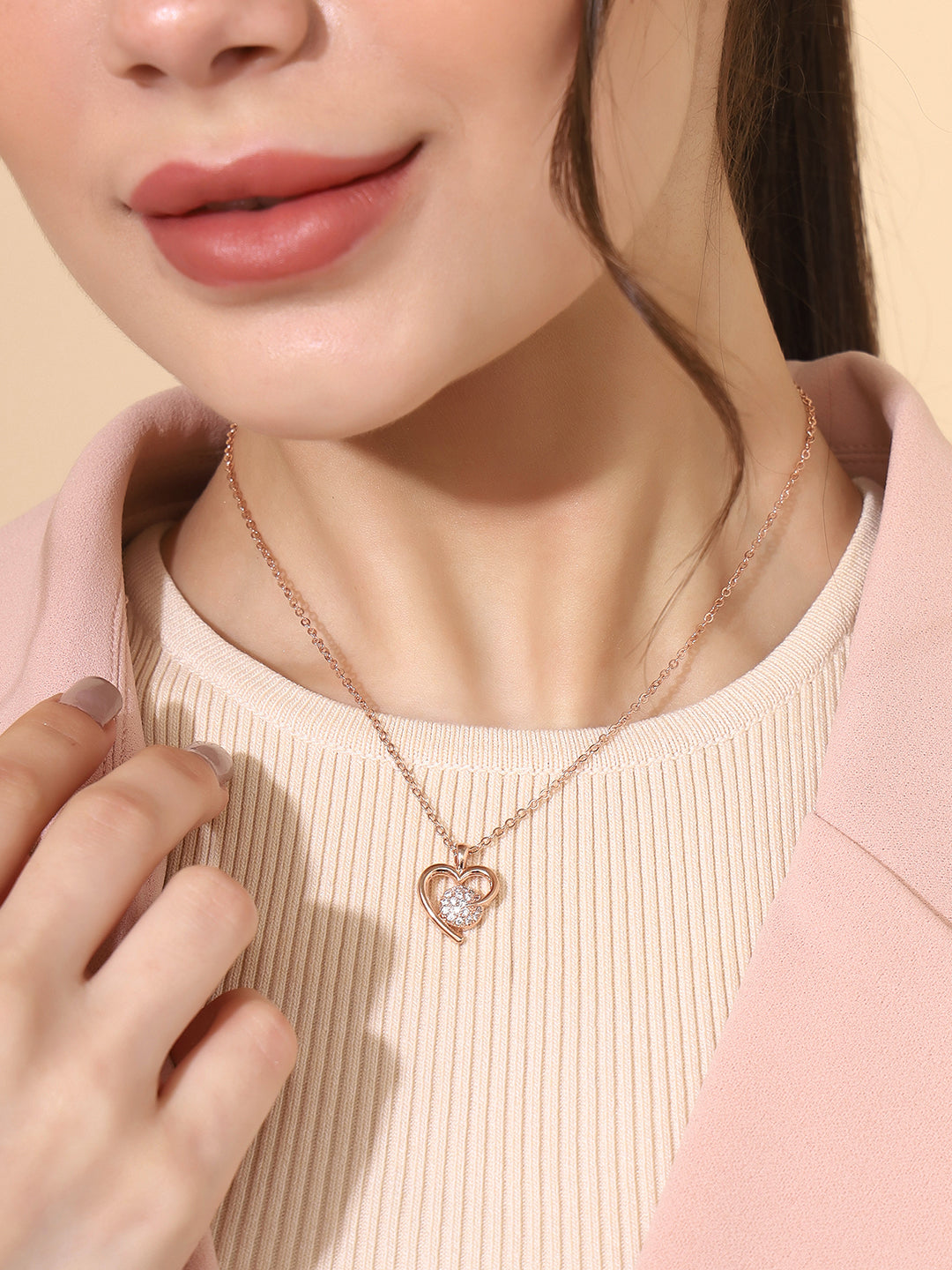 Priyaasi Necklaces Tagged Rose Gold