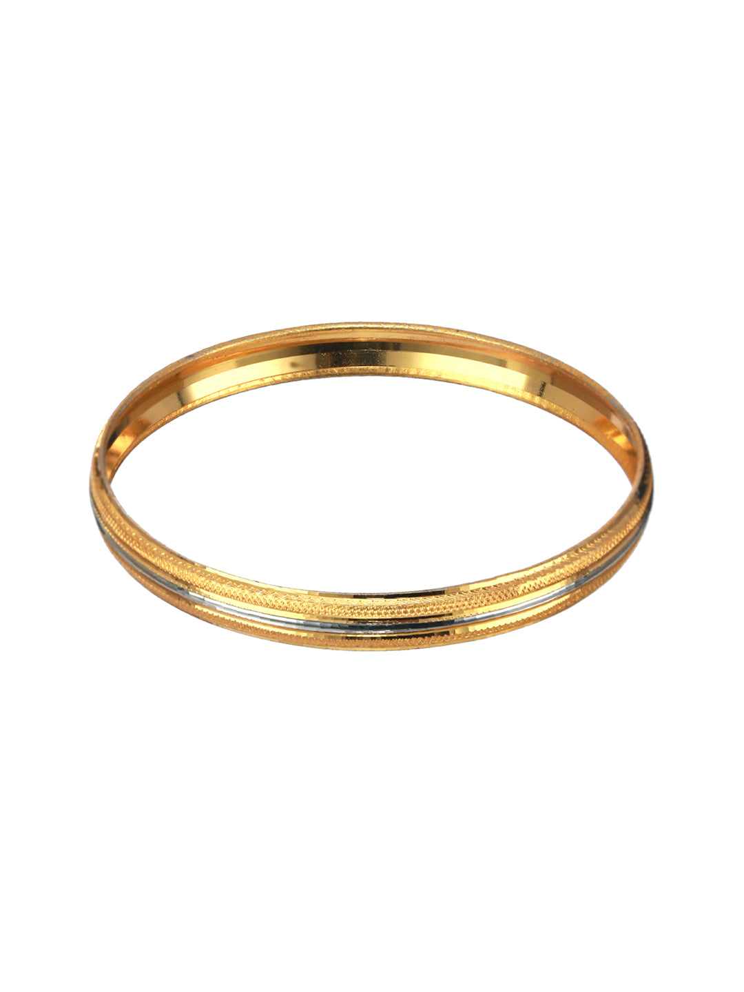 Priyaasi Traditional Embossed Gold-Plated Bangle Set of 2