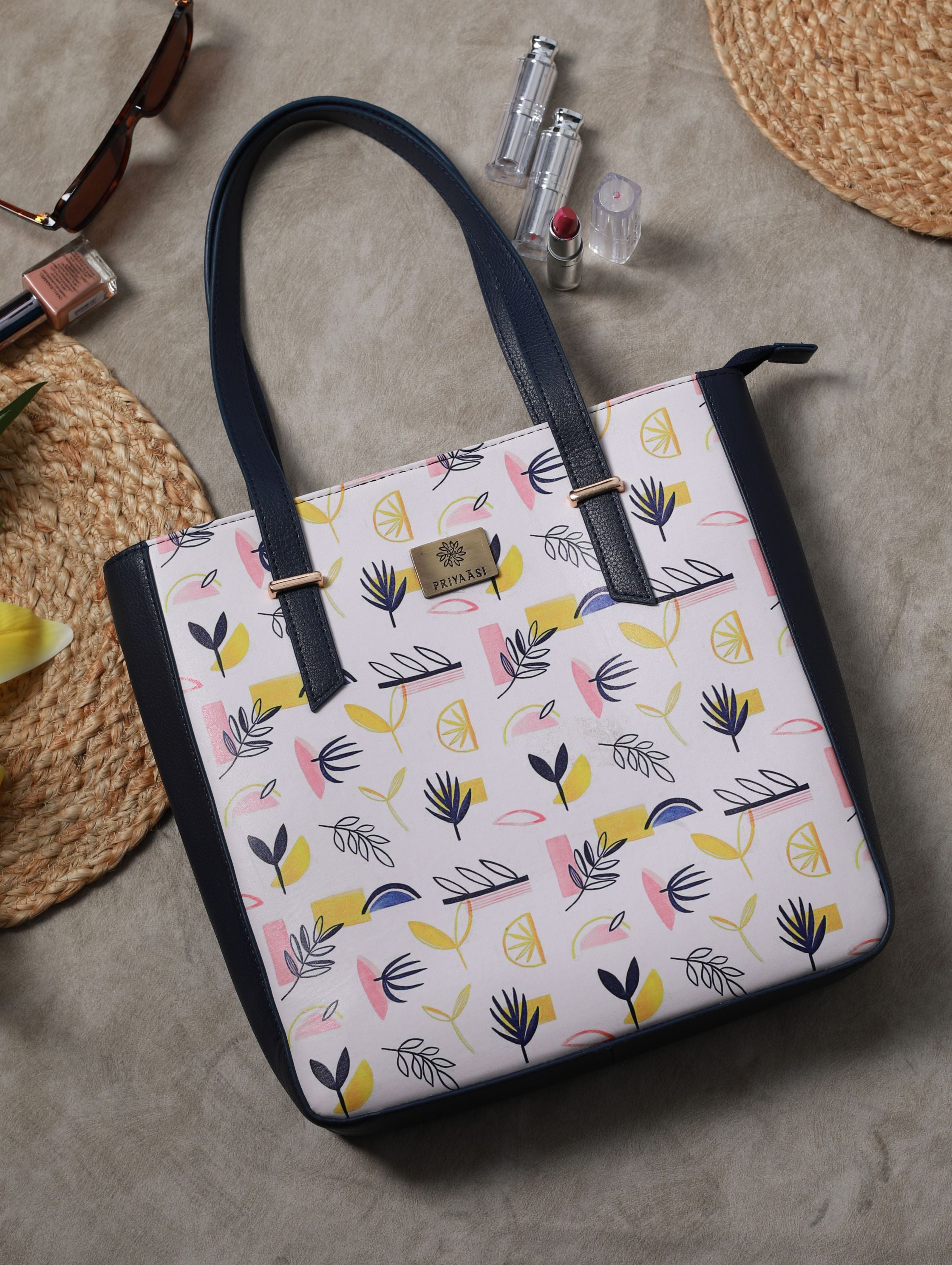 Abstract Objects Squared Tote Bag – Priyaasi